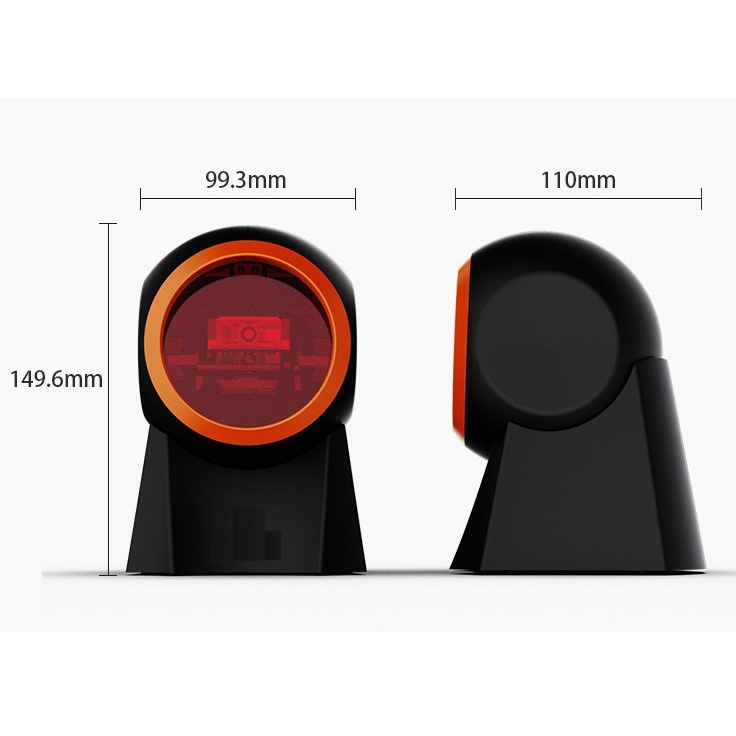 3d desktop CMOS multi-beam barcode reader scans barcodes and QR codes ...