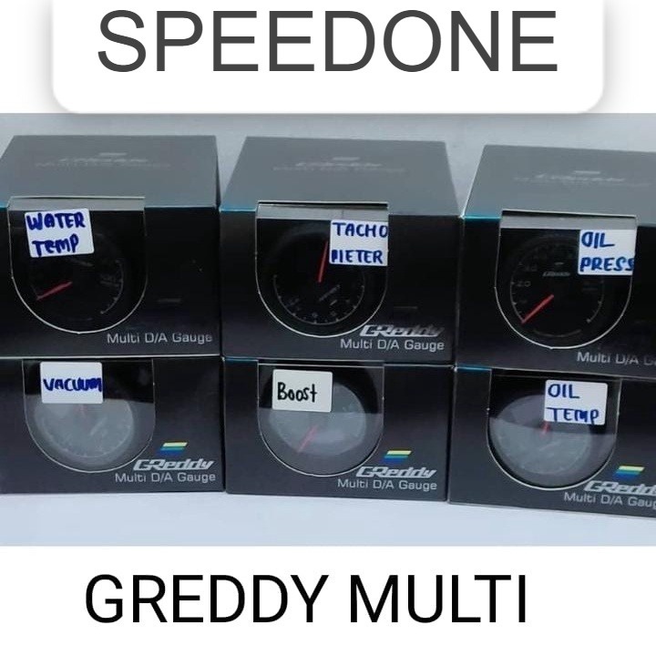 💥READY STOCK💥GREDDY MULTI GAUGE METER 7 COLOUR VOLT DISPLAY 2 IN 1 (RPM ...