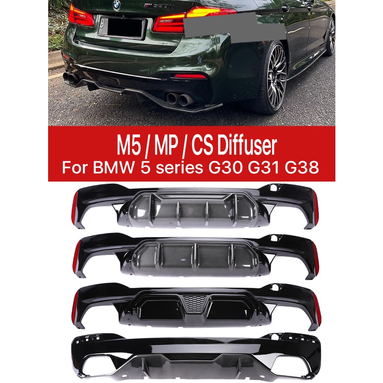 M5 Performance Rear Bumper Diffuser Competition CS Style M Sport ...