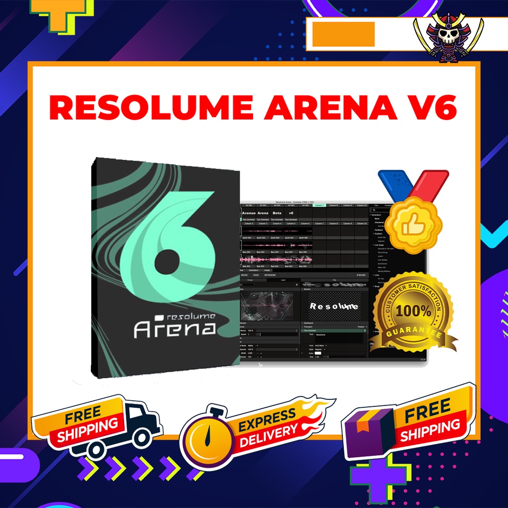 Resolume Arena v6 | Windows Unlimited 🔥 | Shopee Malaysia