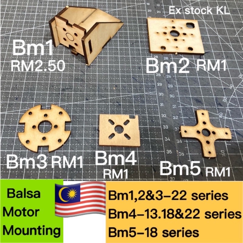 RC AIRPLANE DIY BALSA MOTOR MOUNTING | Shopee Malaysia