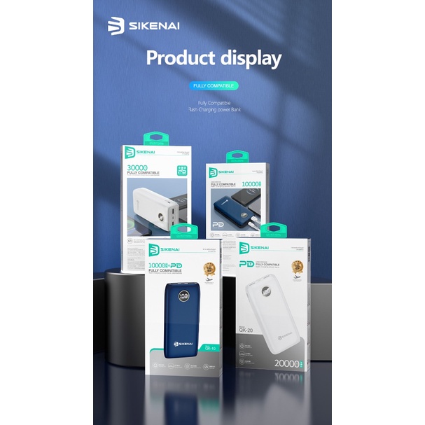 Sikenai PowerBank QK10 / QK20 / QK30 | Shopee Malaysia