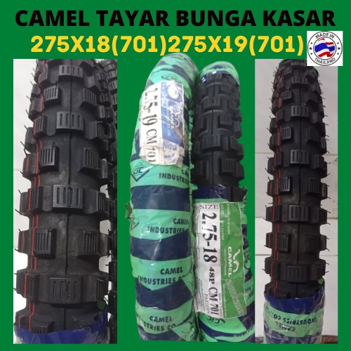 CAMEL TAYAR Bunga KASAR - (275X18 (701)/ 275x19(701)) TYRE MOTOCROSS ...