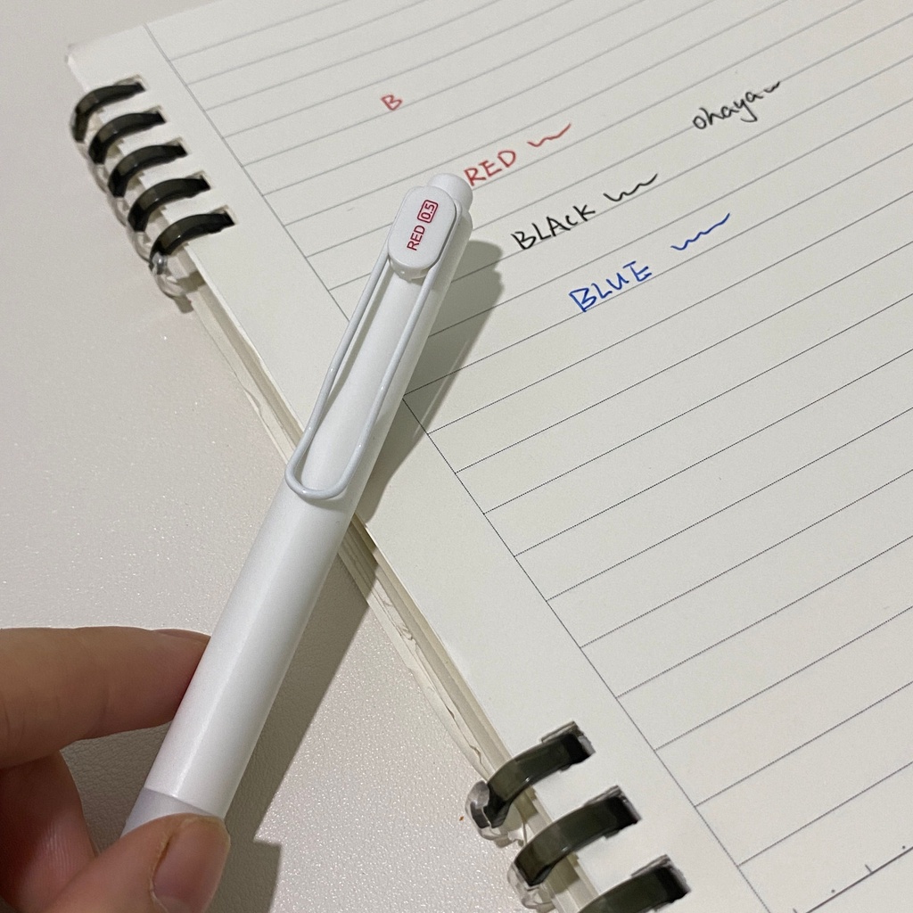 Ohaya DOMI Gel Pen 0.5mm Smooth Black /Red /Blue Ink Writing Pen ...