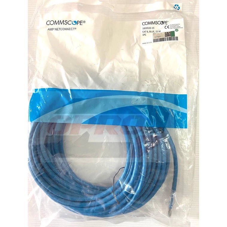 [BLUE] Commscope AMP® Genuine UTP Cable Assembly Cat6 Blue 1/2/3/5/10 ...
