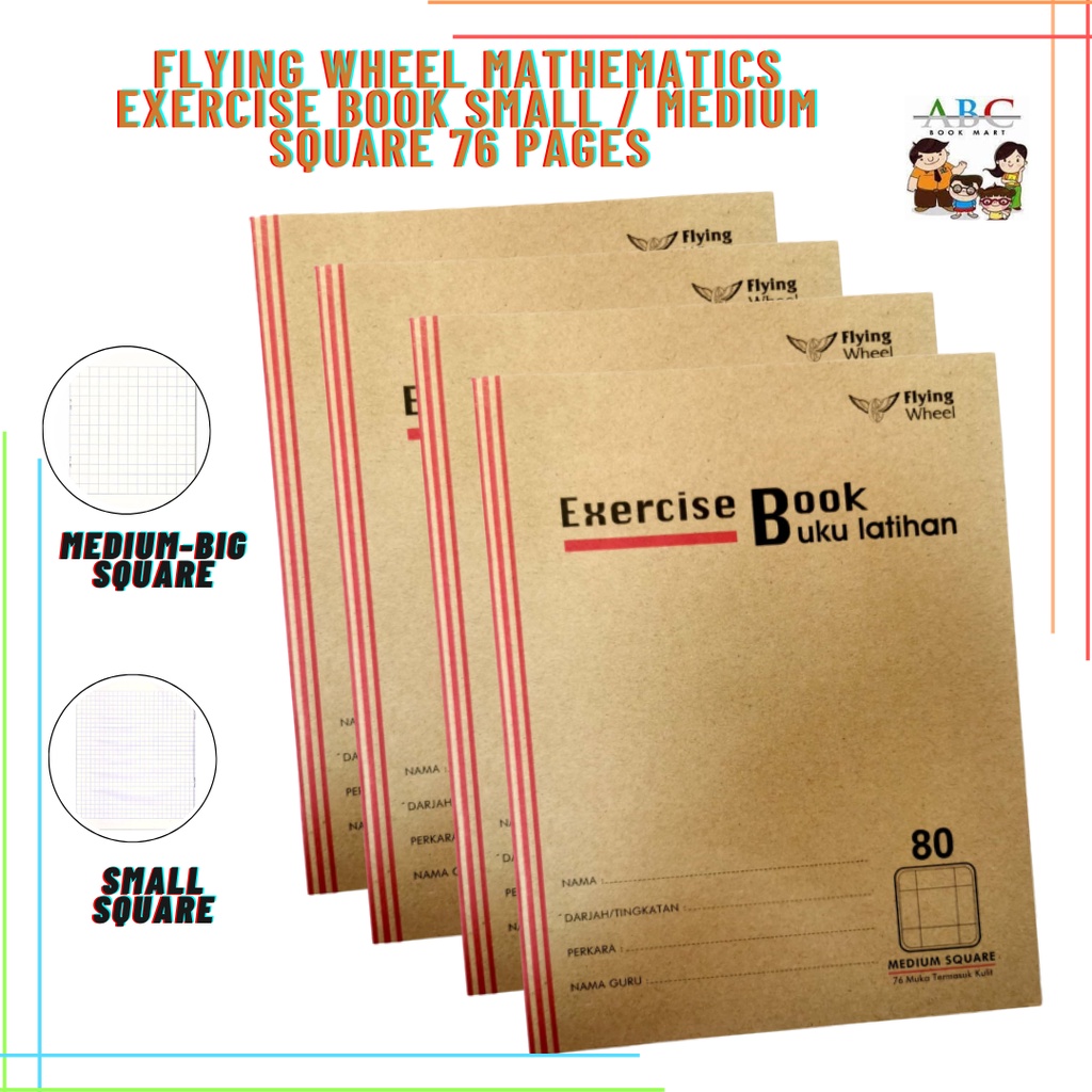 ( READY STOCK ) FLYING WHEEL MATHEMATICS EXERCISE BOOK BUKU LATIHAN 76 ...