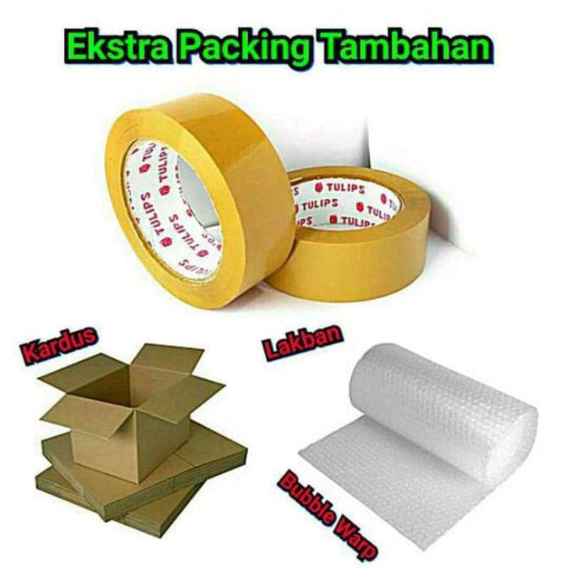 Packing CARDBOARD BOBBLE WARP ADDITIONAL SUPER SAFE duct tape | Shopee ...