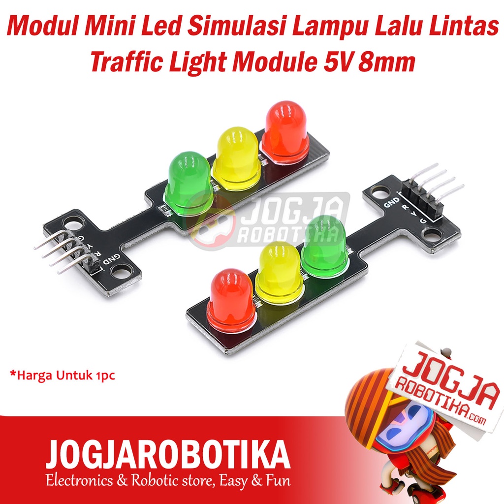 Mini Led Module Simulation Traffic Light Traffic Light Module 5V 8mm ...