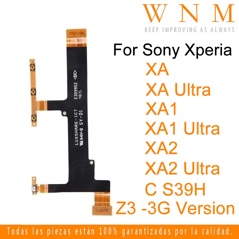 For Sony Xperia XA XA1 XA2 Ultra Z3 3G C S39H S39C C2304 C2305 Flex Cable Volume Power On off ...