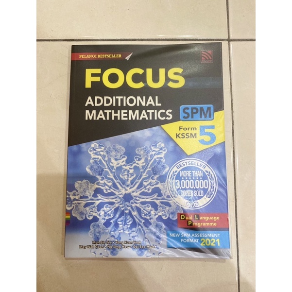 SPM Form KSSM Focus Additional Mathematics (English Version) | Shopee ...