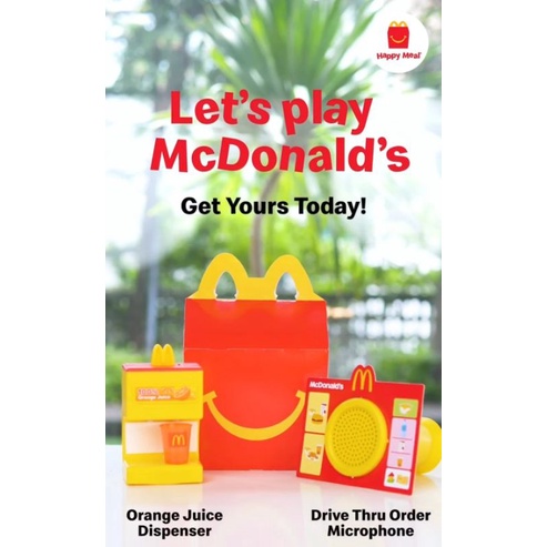 (READY STOCK) McDonald's Lets Play McDonald's Happy Meal Toy (Orange ...