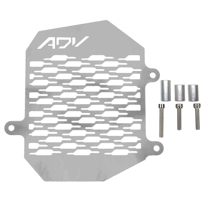 RADIATOR COVER STAINLESS STEEL HONDA ADV150 / ADV THAILAND COOLANT NET ...