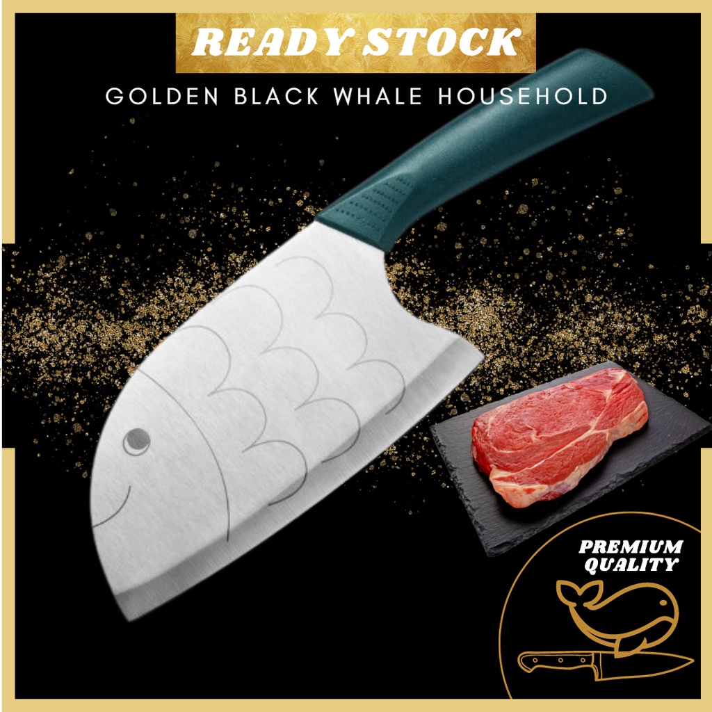🚀READY STOCK🚀 Stainless steel kitchen knife kitchen lady slicing knife ...