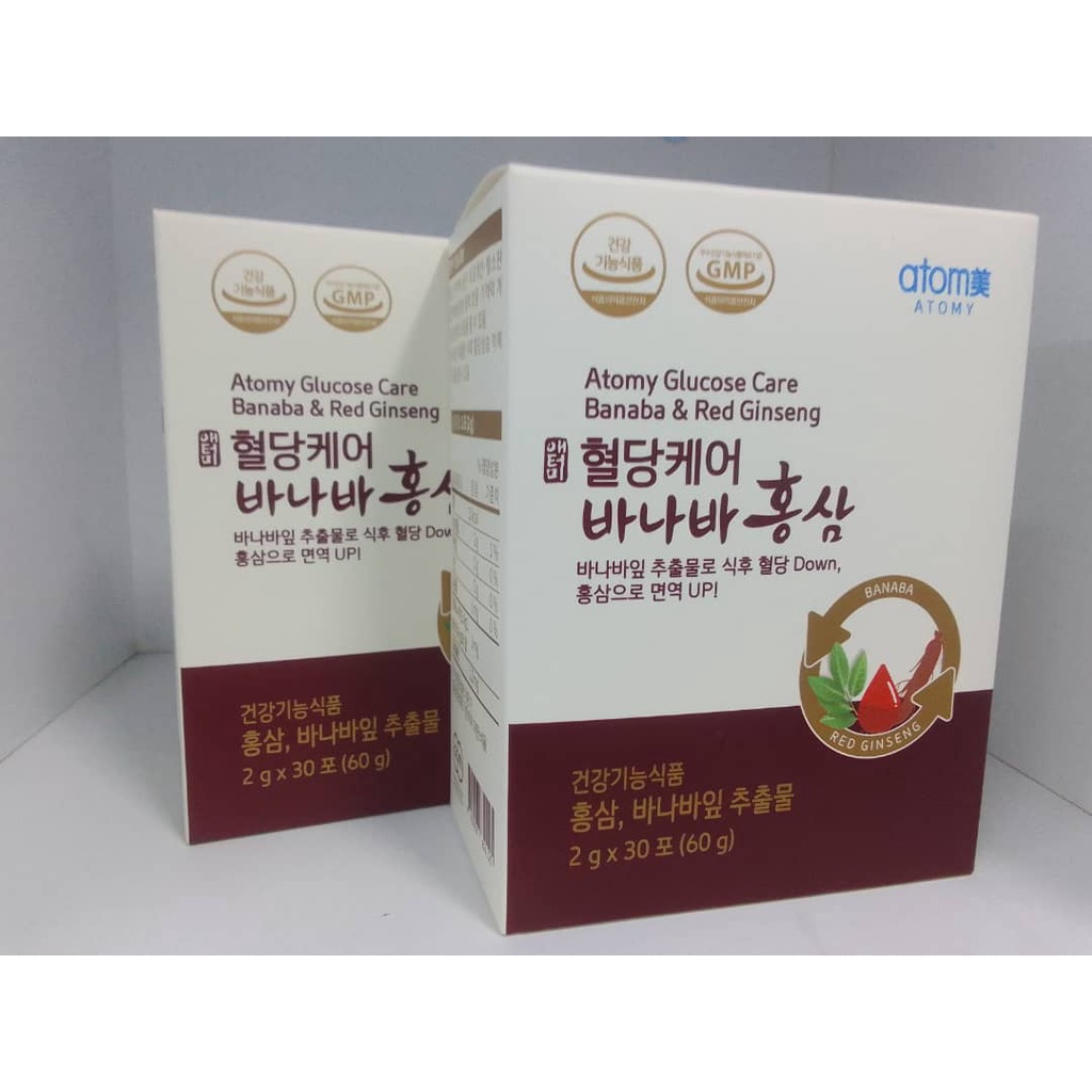 Atomy Glucose Care Banaba & Red Ginseng 艾多美血糖管理班纳巴与红参 （Shipped from ...