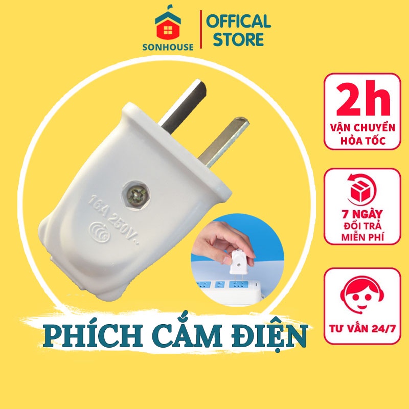 High Load Rotating Flat Pin Power Plug 16A - 250V Safe, Good Heat ...