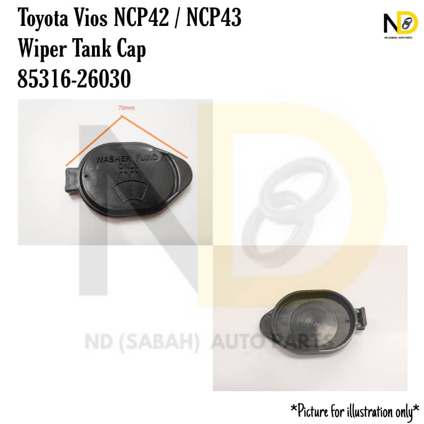 TOYOTA VIOS NCP42 / NCP93 WASHER WIPER TANK CAP | Shopee Malaysia