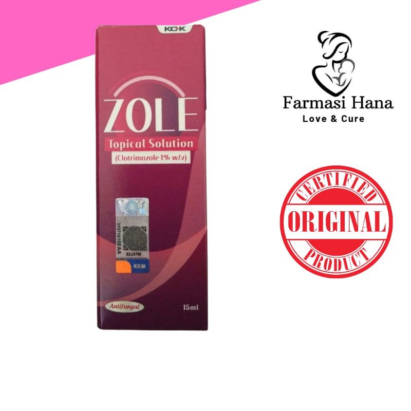 KCK ZOLE TOPICAL SOLUTION ANTIFUNGAL 15ML | Shopee Malaysia