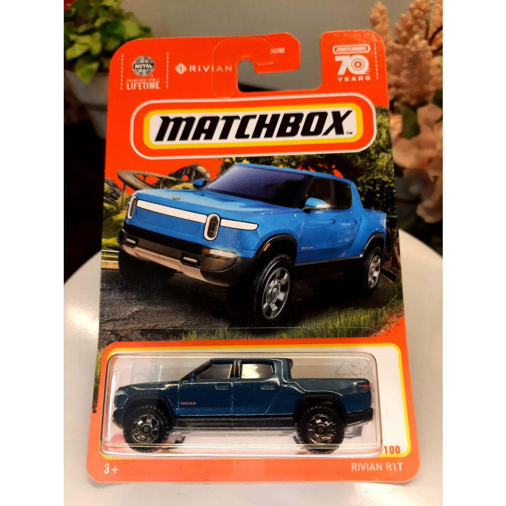 MATCHBOX - RIVIAN R1T (2023, METALFLAKE BLUE) | Shopee Malaysia