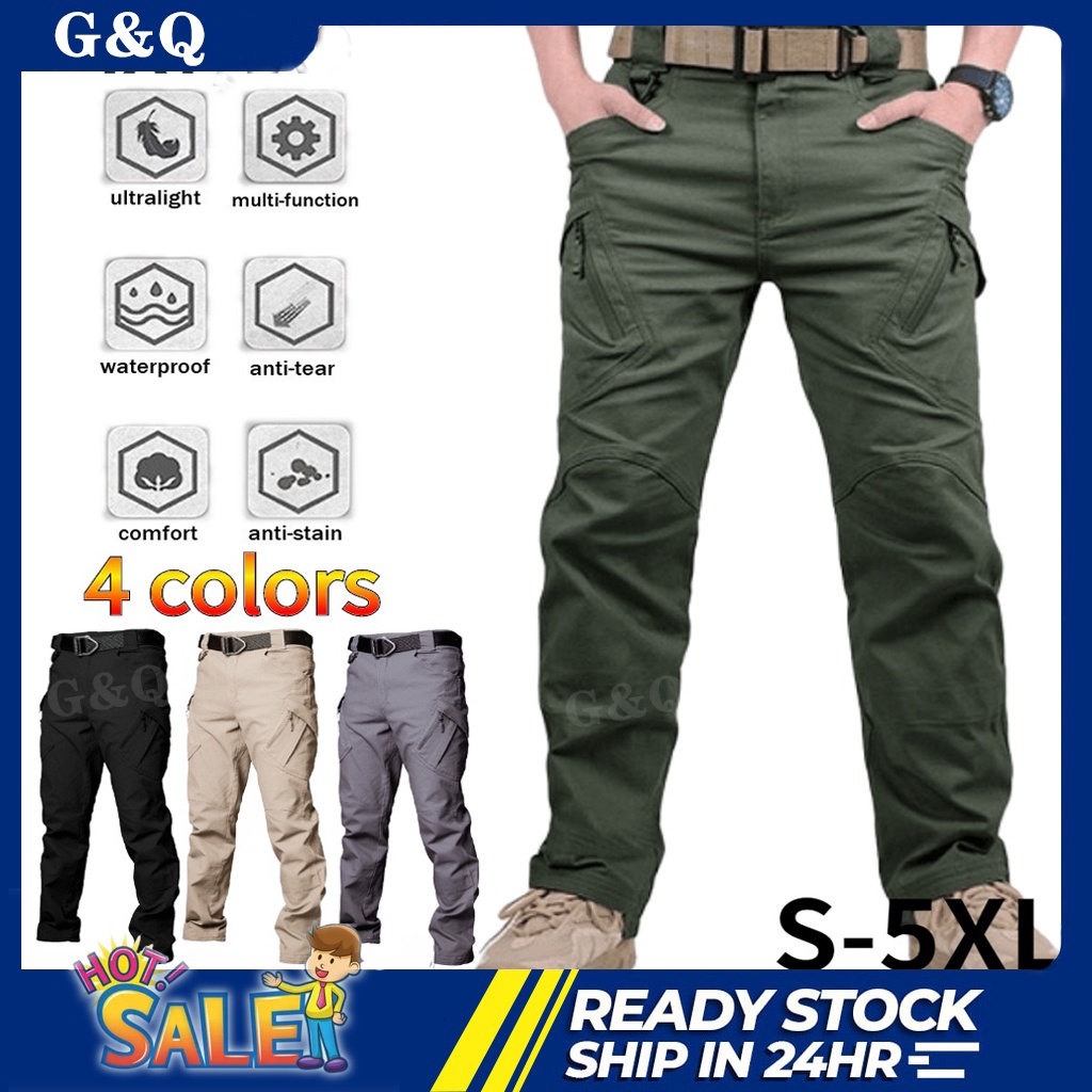 COD Tactical Pants For Men Waterproof Quick Dry Pants Men's Breathable ...