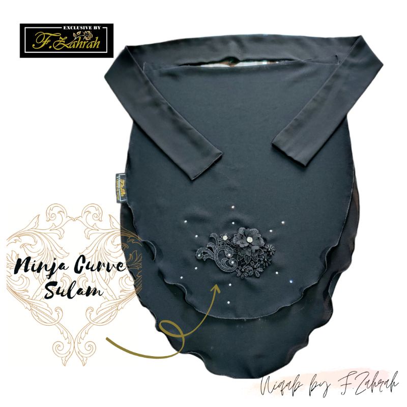 Niqab Ninja Diamond / Niqab Sulam by F.Zahrah (Pilih Design) | Shopee ...