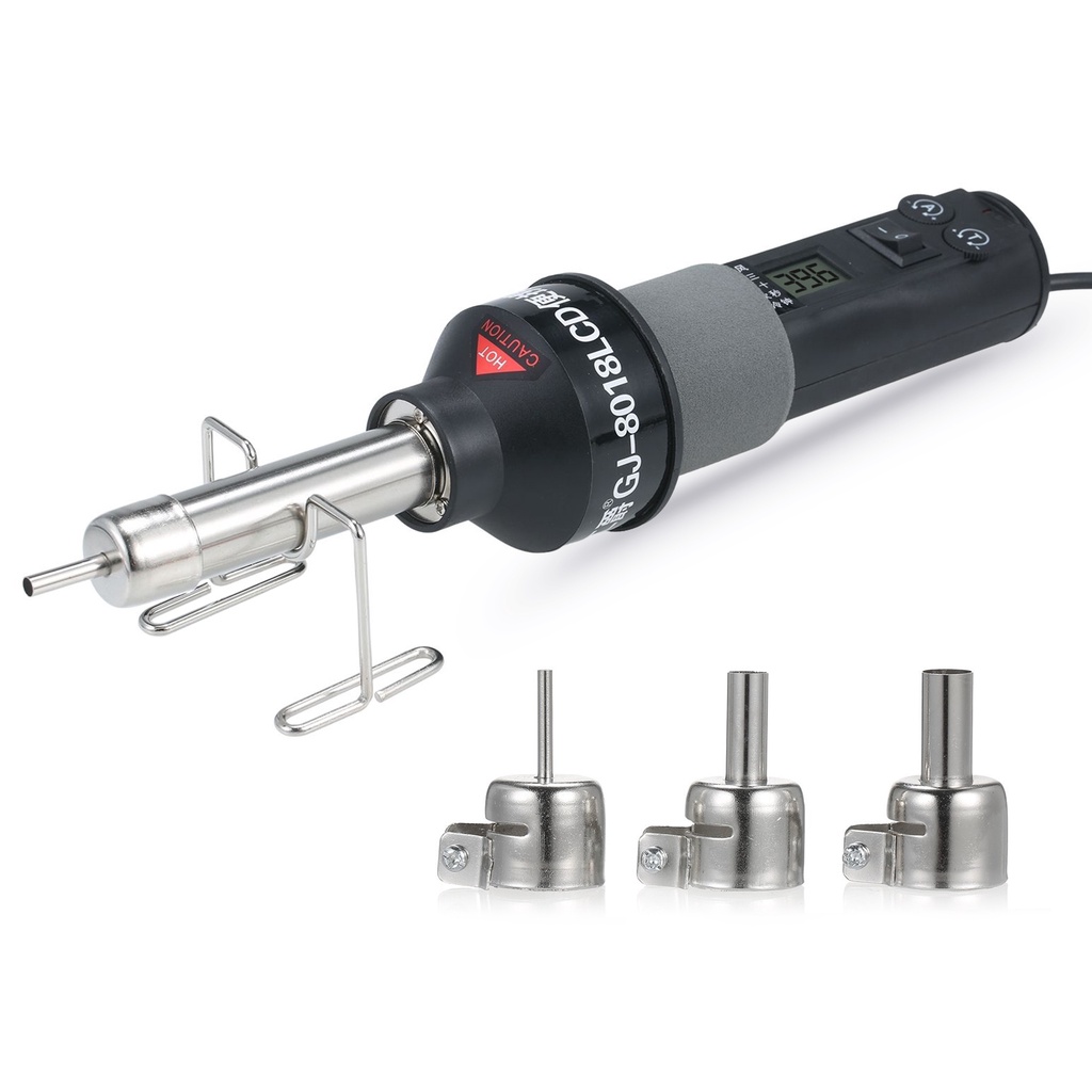 Doc 450W Portable Temperature-Controlled Soldering Heat Gun 450℃ Hot ...