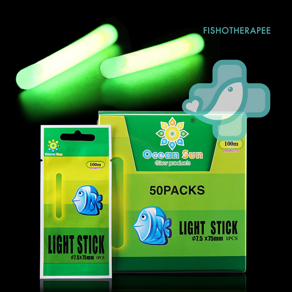 【1/2 pcs】Night Fishing Fluorescent Light Stick Glow In The Dark Batang ...