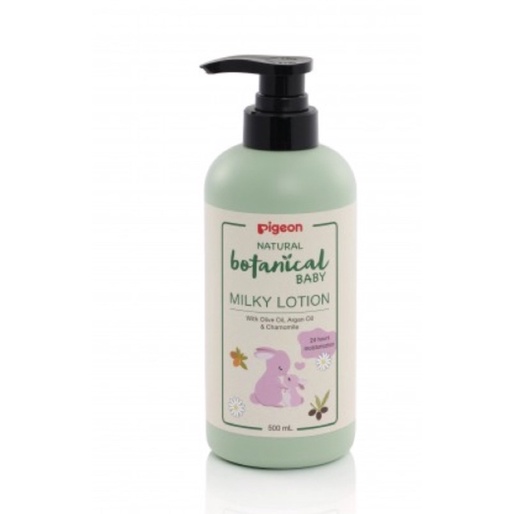 Pigeon Natural Botanical Baby Milky Lotion 500ml | Shopee Malaysia