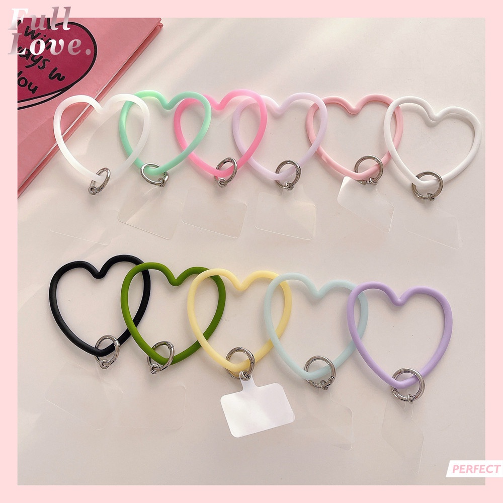 Mobile Phone Ring Silicone Bracelet Keychain Wrist Strap Lanyard Mobile ...