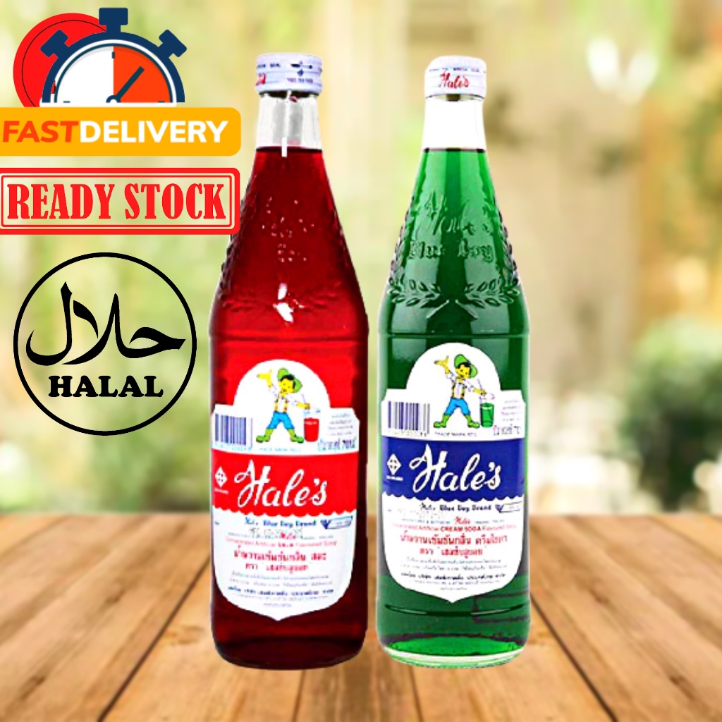 Hales Blue Boy Thailand Syrup Cordial 710ml Sarsaparilla Sala Cream ...