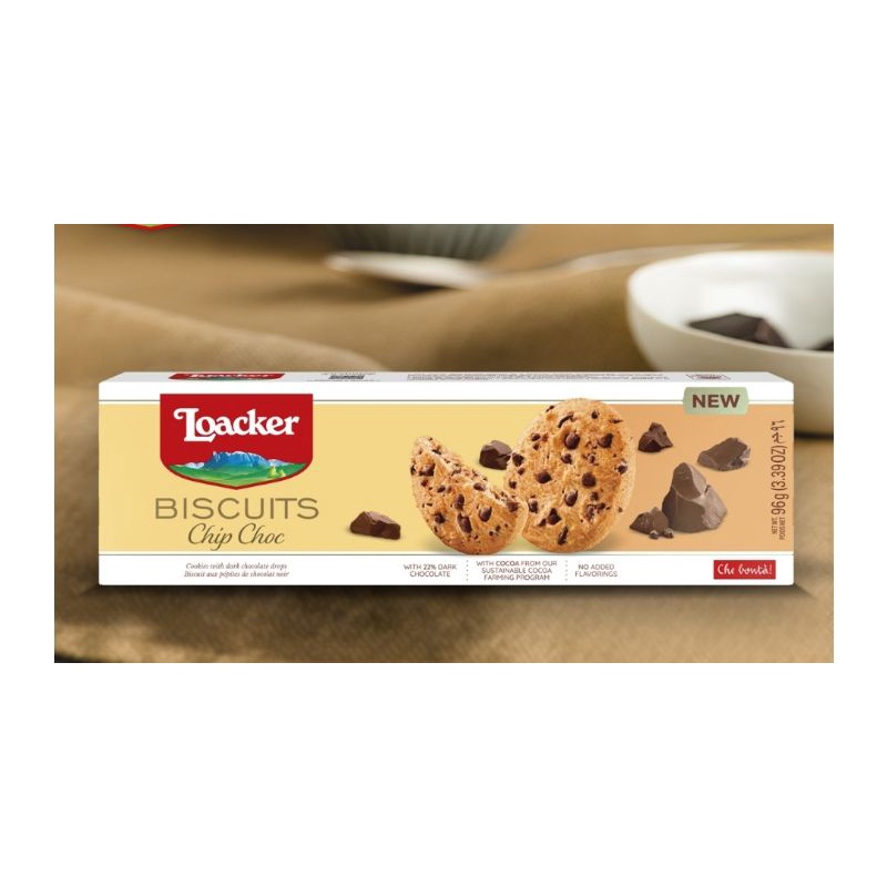 🔥New🔥 Loacker Biscuits Chip Choc 96g | Shopee Malaysia
