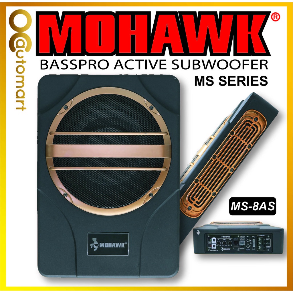 Mohawk Ms Series MS-8AS Bass Pro Active Subwoofer | Shopee Malaysia