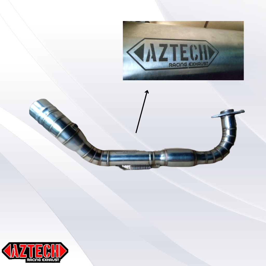 Neck/header Power Boom Exhaust Racing AZtech Racing Exhaust | Shopee ...
