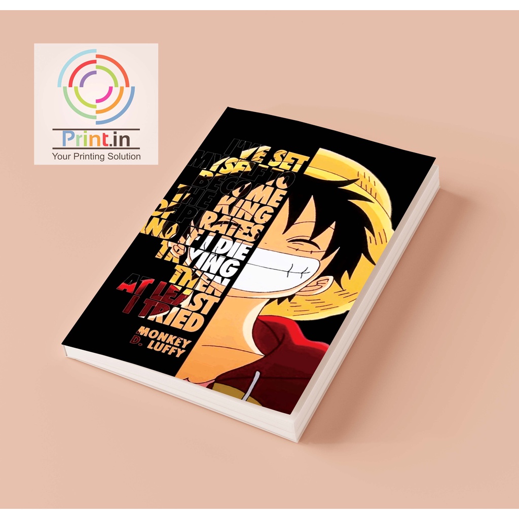 Notebook Quotes Luffy One Piece Softcover | Shopee Malaysia