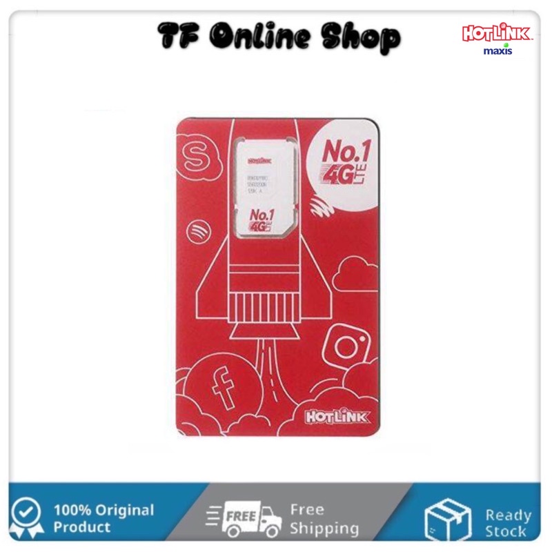 HOTLINK PREPAID(Port In)100% Maxis Line | Shopee Malaysia