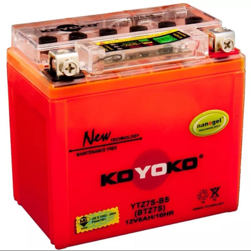KOYOKO Motorcycle Battery Bateri Motor Y15 LC135 SRL EGO Y125 NVX Y110 ...