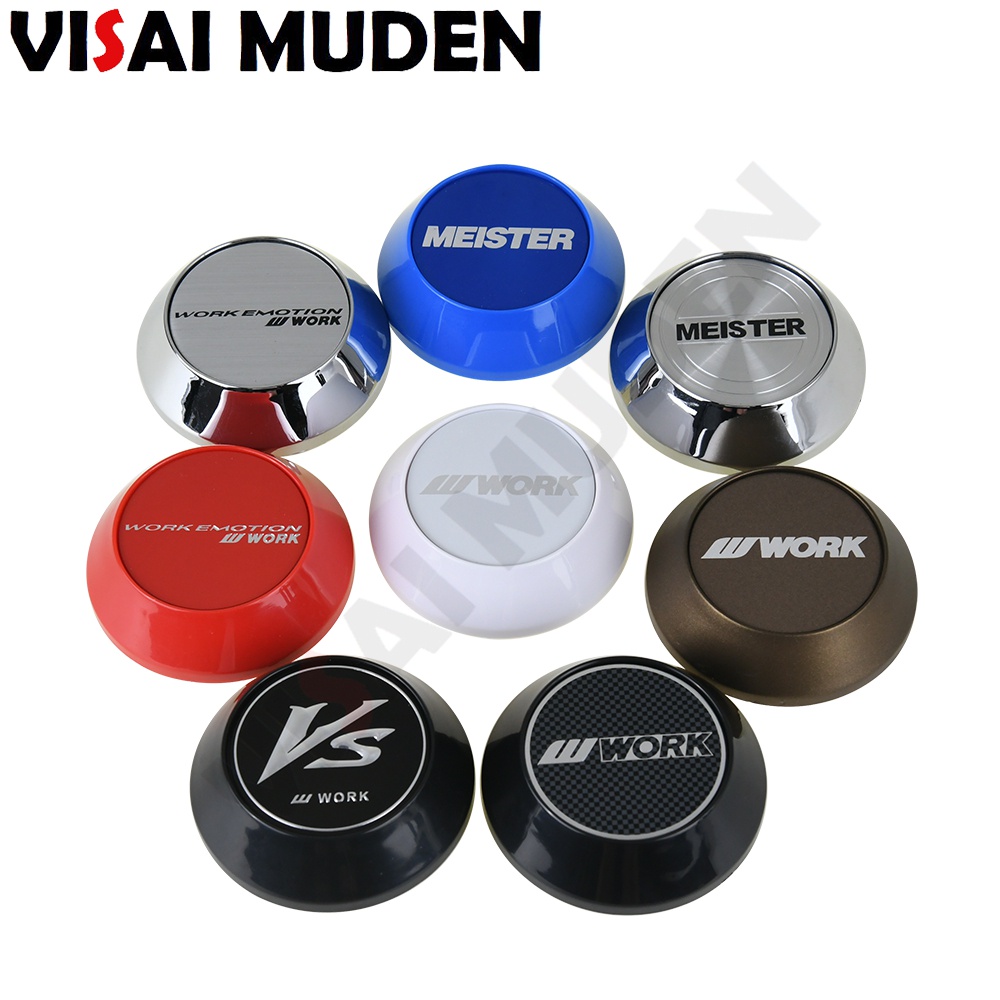 4PCS 65MM/60MM Rim Cap WORK EMOTION MEISTER VS Sticker Wheel Cover Caps ...