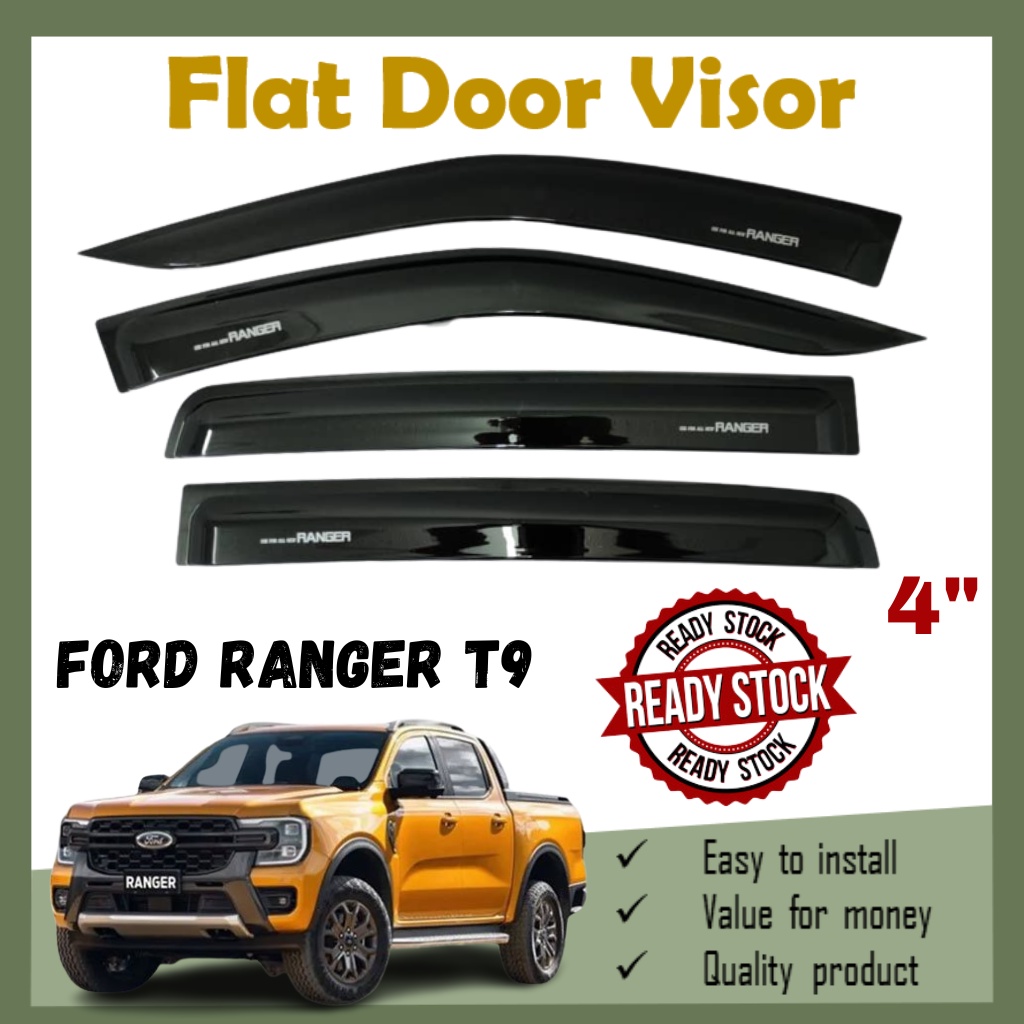 Ford Ranger T9 Injection Door Visor Air Press Window Sun Visor high ...