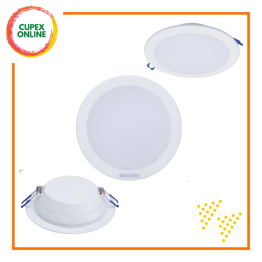 Philips DN027B LED6/CW D125 RD LED Essential SmartBright Downlight 7W ...