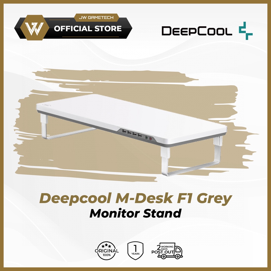 Deepcool M-Desk F1 Grey Monitor Stand | Shopee Malaysia