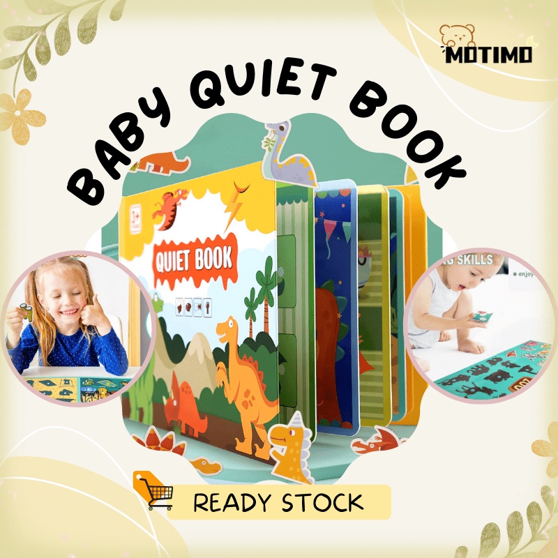 MOTIMO [From MY] Montessori Baby Busy book Quiet Book for Kids DIY ...