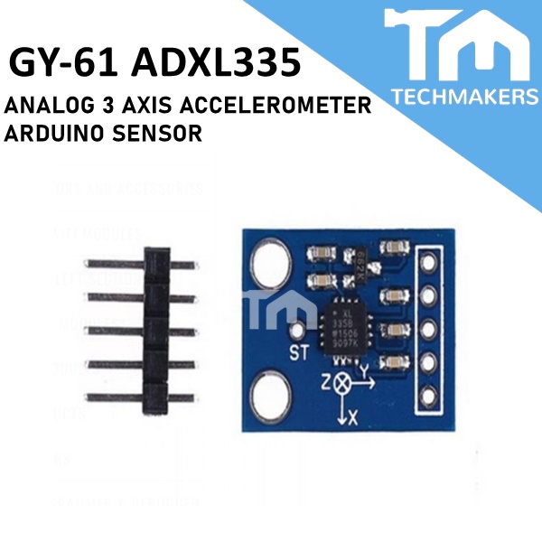 GY-61 ADXL335 Analog 3 Axis Accelerometer Arduino Sensor Module HW-013 HW013 GY61 ADXL 335 ...