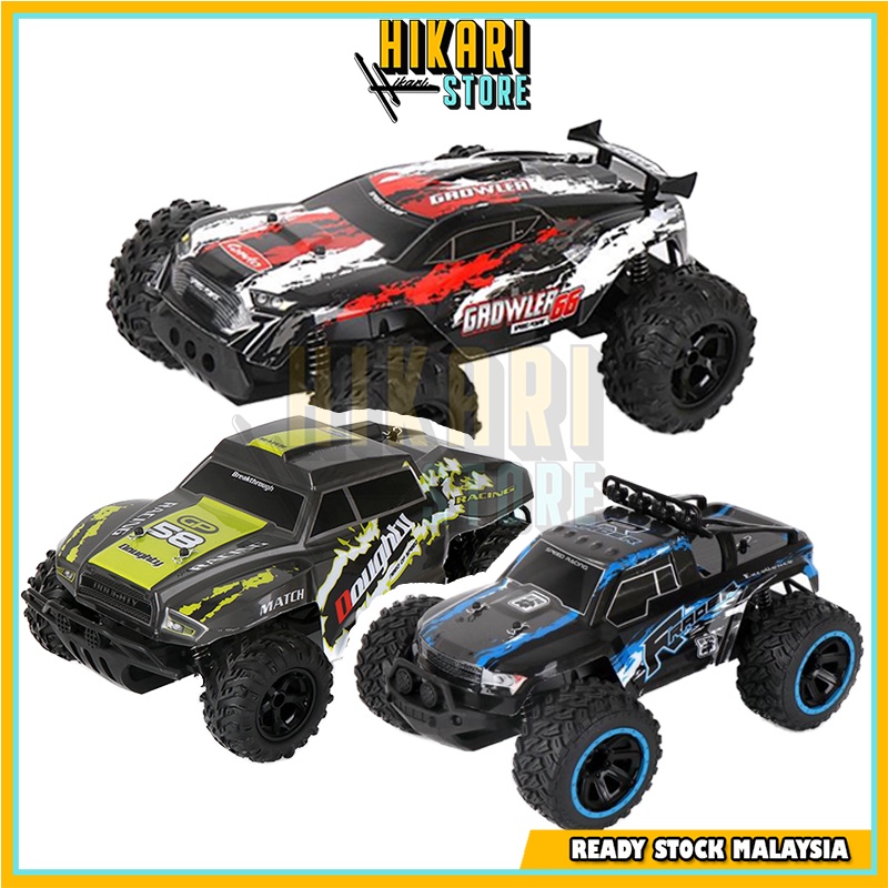 1:18 Kereta Kontrol RC Car Cheetah King 2.4GHz 2WD Remote Control High ...