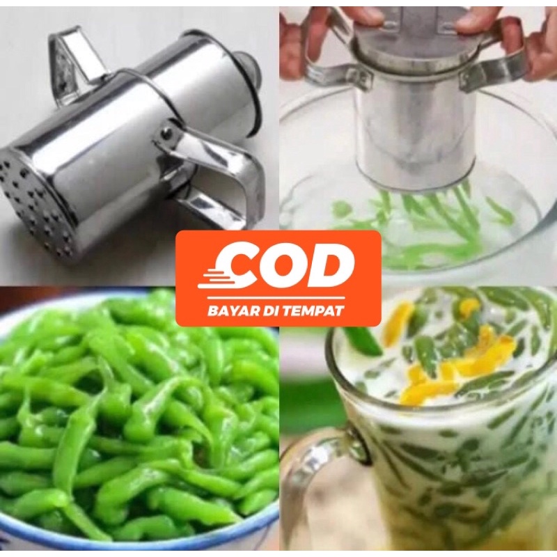 Cendol Mold, AYU, Push, STAINLESS, Practical, MANUAL, STAINLESS Steel ...