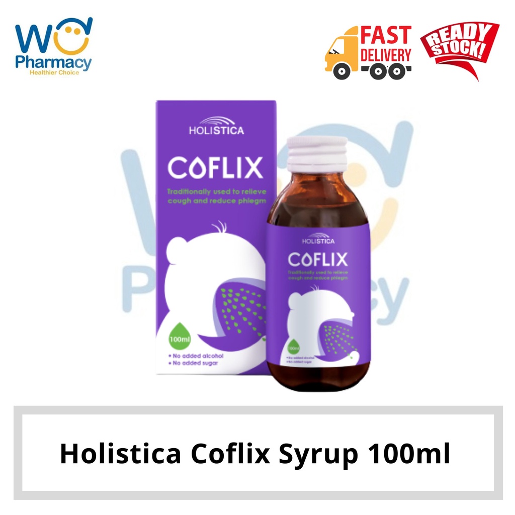 Holistica Coflix Syrup 100ml | Ivy Leaf | Elderberry | Herbs | Shopee ...