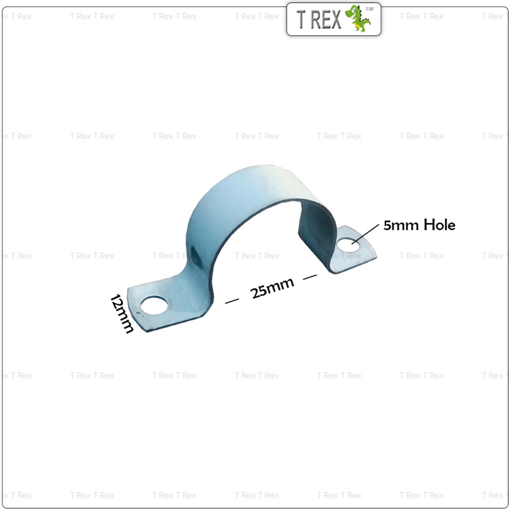 T Rex DIY U Clip for PVC Pipe / Piping Plumbing Bathroom U Clip Bracket ...