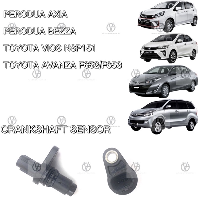 PERODUA AXIA,BEZZA,TOYOTA VIOS NSP151,AVANZA F652/F653(3PIN)CRANKSHAFT ...