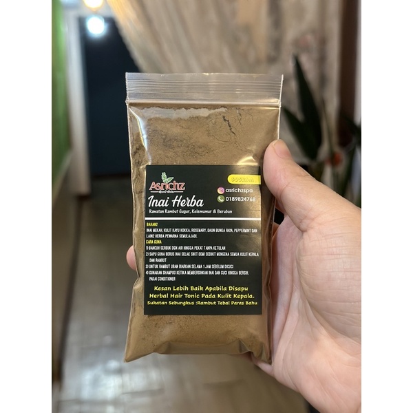 INAI MEKAH premium campuran herba rawat rambut gugur, kelemumur dan ...