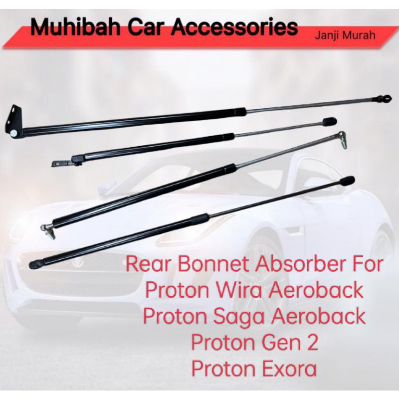 Rear Bonnet Absorber For Proton Saga Iswara Aeroback I Wira Aeroback I ...