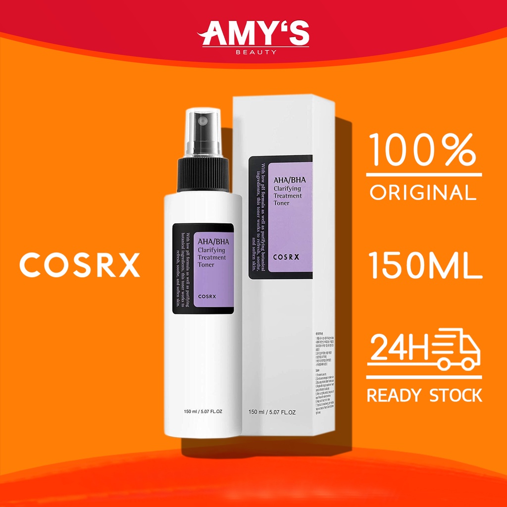 COSRX Toner 150ml, Korea COSRX AHA BHA Clarifying Treatment Toner 150ml ...