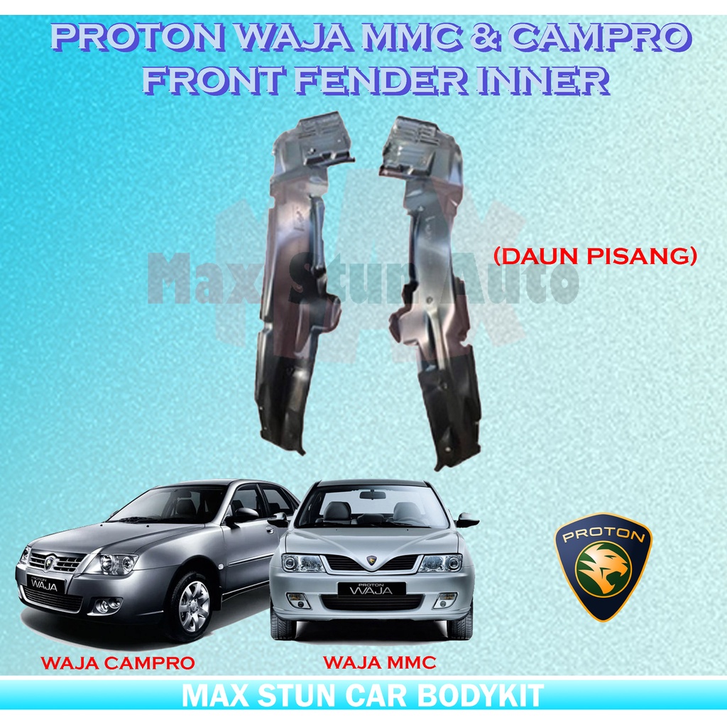 PROTON WAJA FENDER PROTECTOR UNDER SHIELD WHEEL SPLASHING GUARD DAUN ...